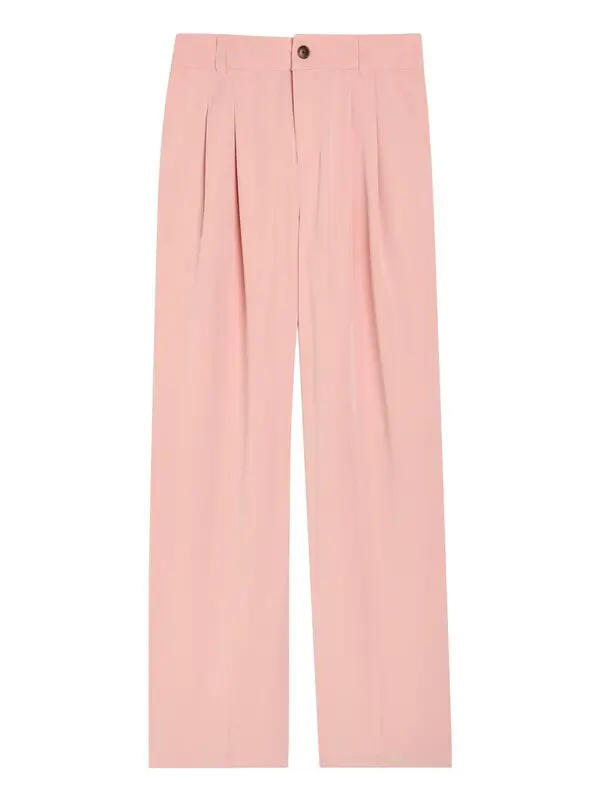 Varley Jayla Wide-leg Stretch-woven Trousers - Pink