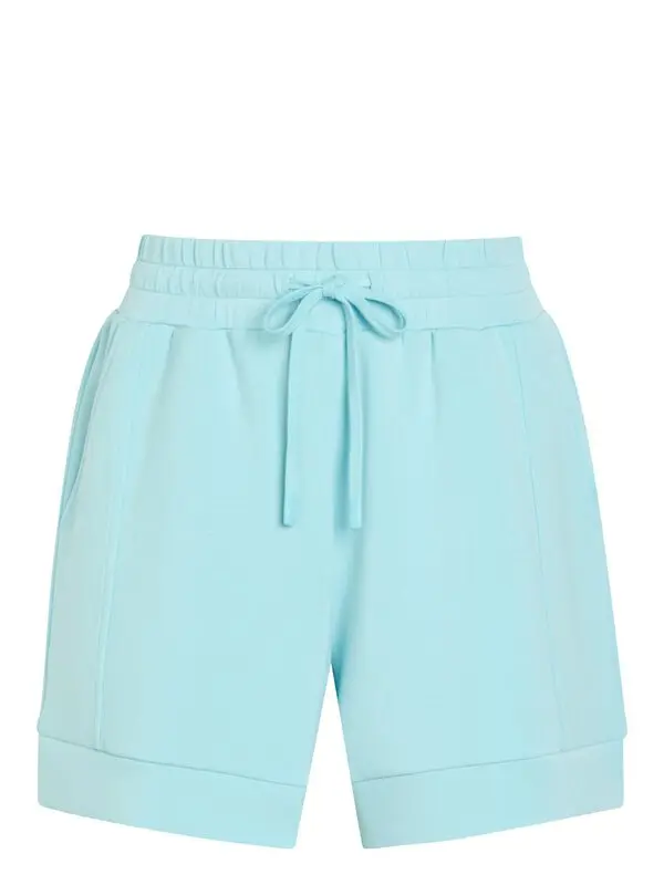 Varley Atrium Jersey Shorts - Light Blue