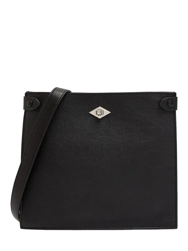 METIER Métier Stowaway Grained Leather Cross-body Bag - Black