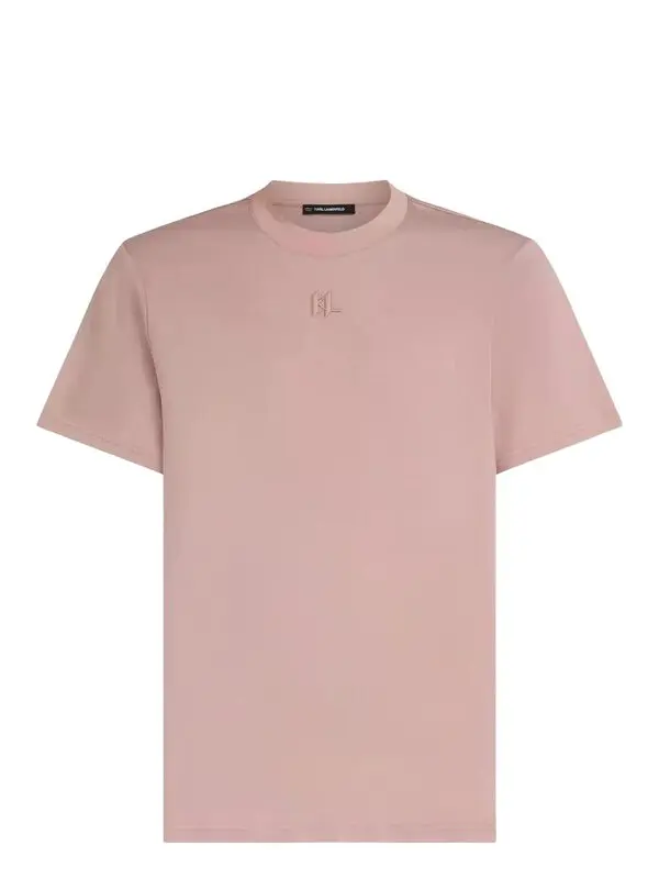 Karl Lagerfeld Monogram Modal Blend T-shirt - Pink