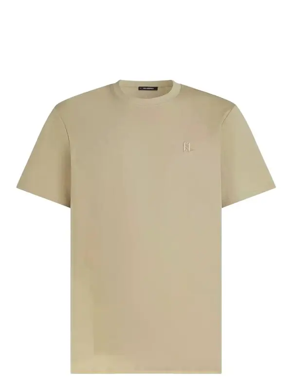Karl Lagerfeld Monogram Regular T-shirt - Neutrals