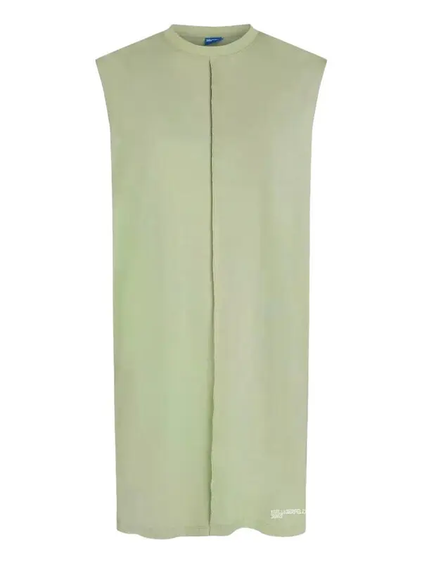 Karl Lagerfeld Seam-detail Tank Mini Dress - Green