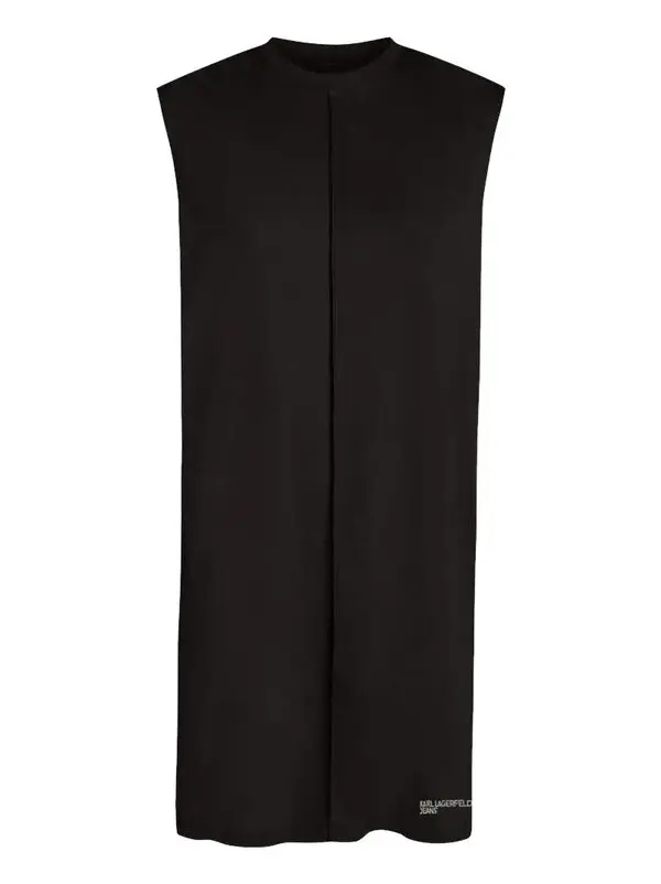 Karl Lagerfeld Seam-detail Tank Mini Dress - Black