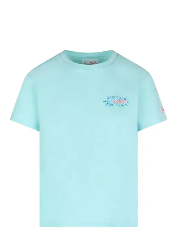 MC2 SAINT BARTH Emilie Sequin-embellished T-shirt - Pink