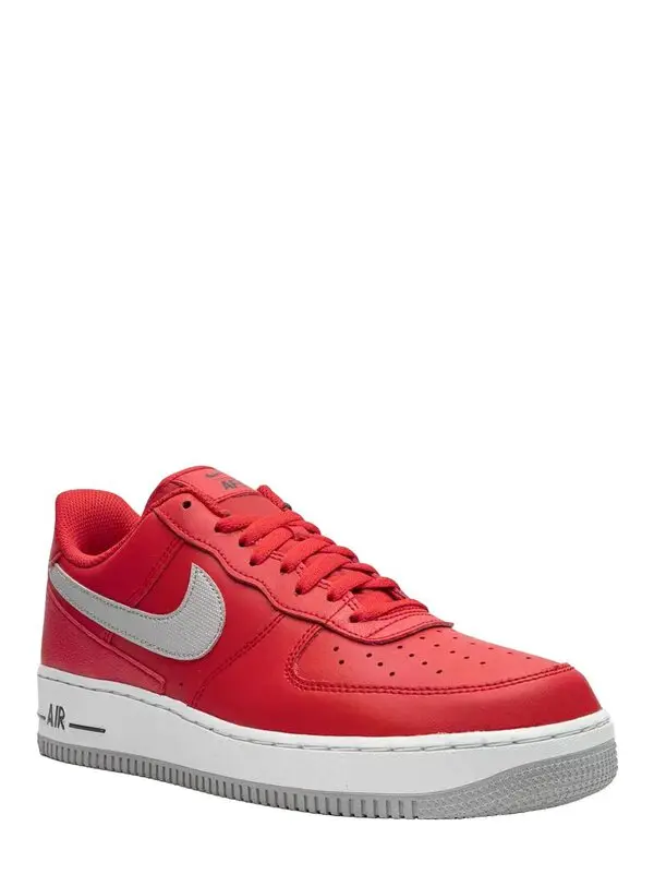 Nike Force 1 Low Technical Stitch Sneakers - Red