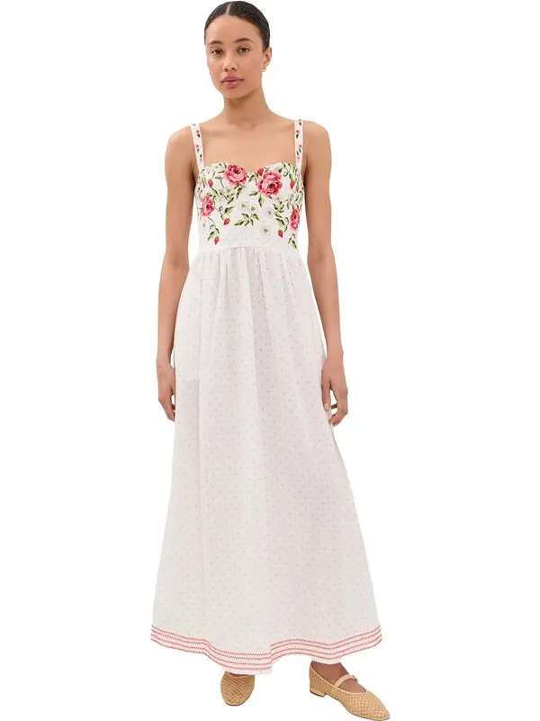 Agua Bendita X Stoney Clover Lane Marcia Maxi Dress - Pamuk