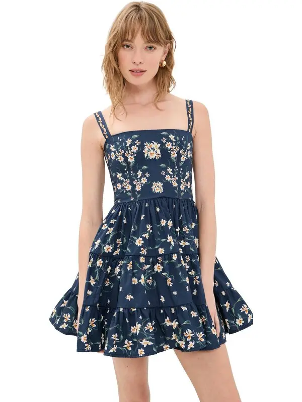 Agua Bendita Lima Mini Dress - Multicolor
