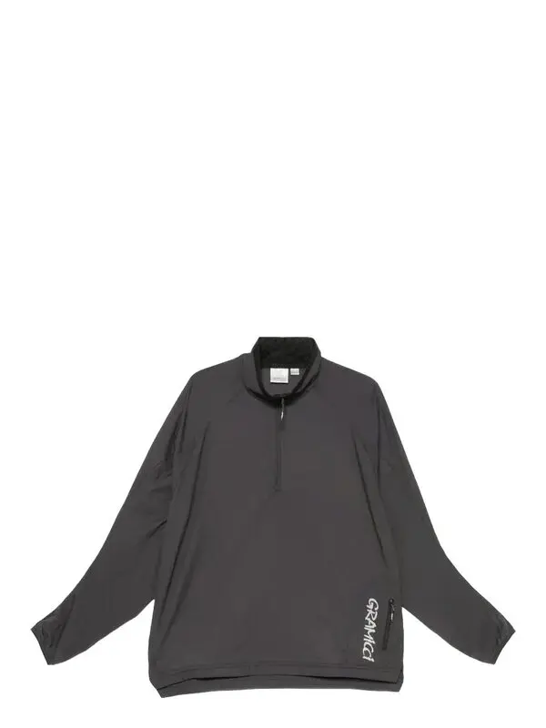 Gramicci Logo-print Half-zip Jacket - Grey