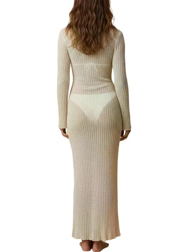 MONTCE Elsa Hosk Sophia Beach Dress - Neutrals