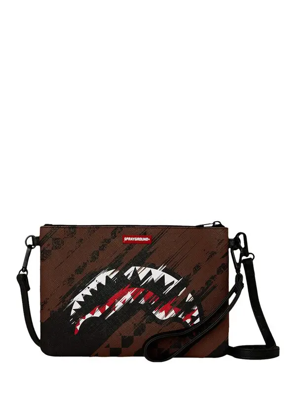 SPRAYGROUND Vegan Leather Pochette - Brown