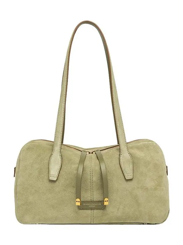 GIANNI CHIARINI Firenze Aryna Suede Bowling Bag - Willow