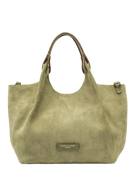 GIANNI CHIARINI Suede Tote Bag - Willow