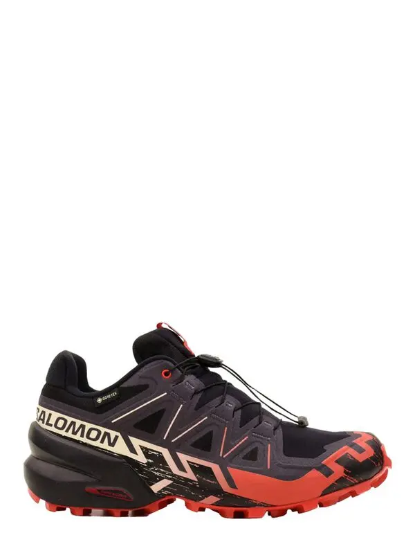 SALOMON Speedcross 6 Gore-tex Trail Running Sneakers - Black/fiery Red/almilk