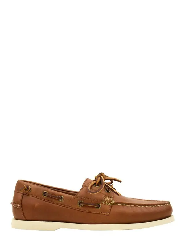 Ralph Lauren Merton Boat Loafers - Brown