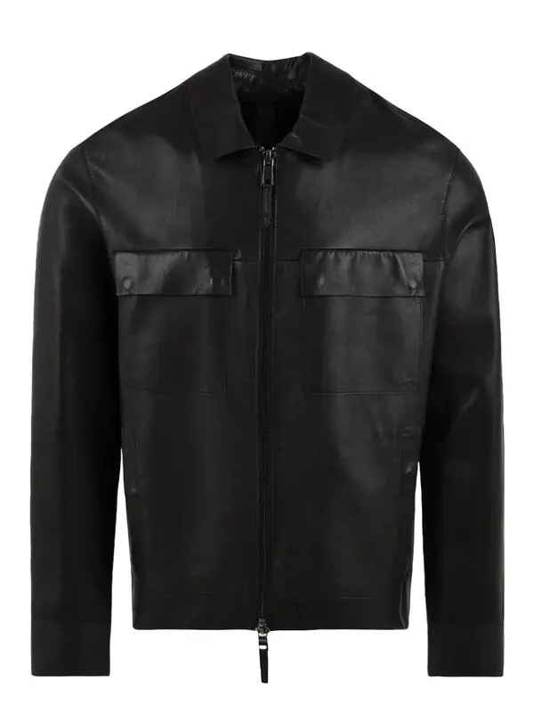THE JACK LEATHERS Alicante Blouson Jacket - Black