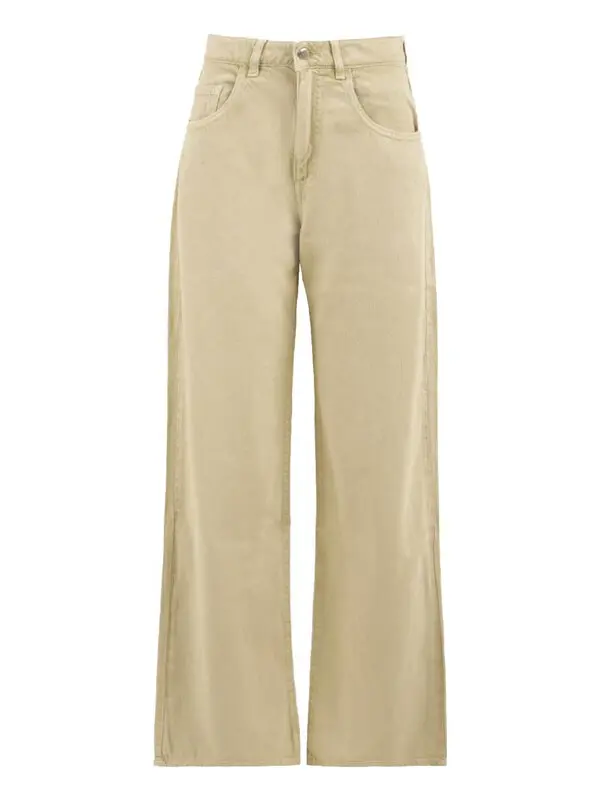 ICON DENIM LOS ANGELES High-rise Wide-leg Jeans - Desert Wash