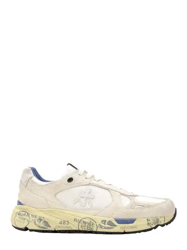 Premiata With Logo Detailing - White