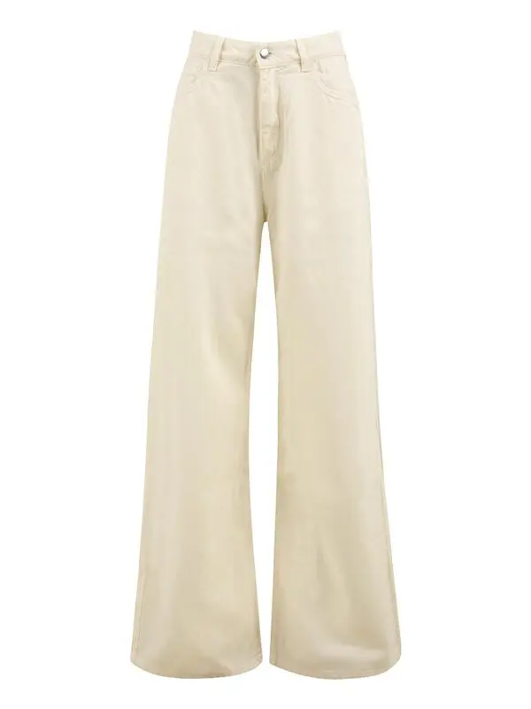ICON DENIM LOS ANGELES Wide Leg Jeans - White