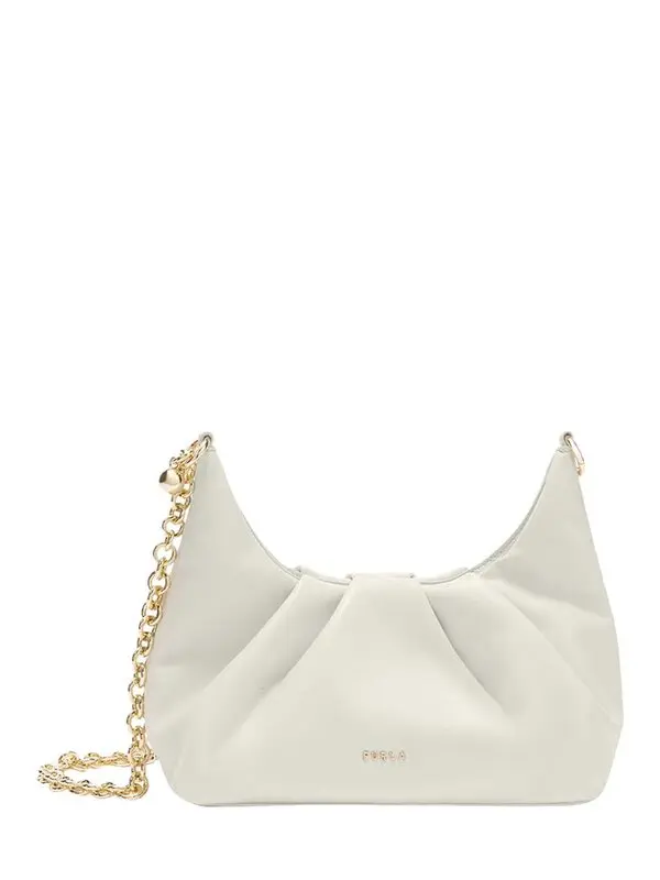 Furla Delia Mini Shoulder Bag - Cream