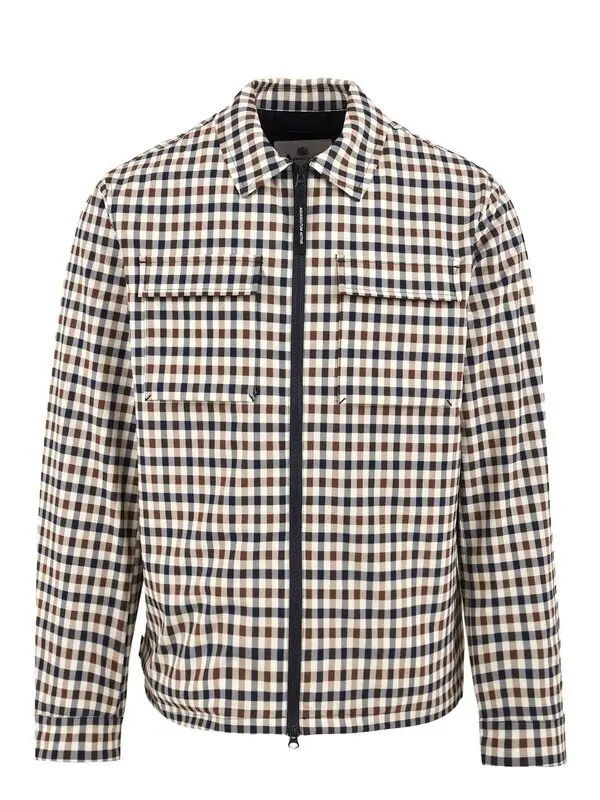 Aquascutum Shell Sp Overshirt - Club Check