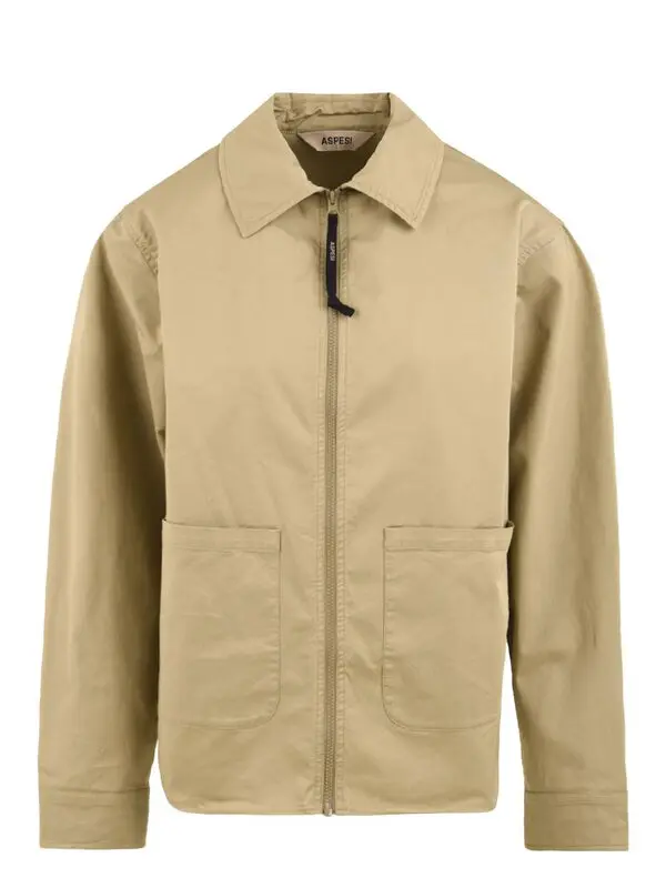 Aspesi Lightweight Zip-up Jacket - Coloniale