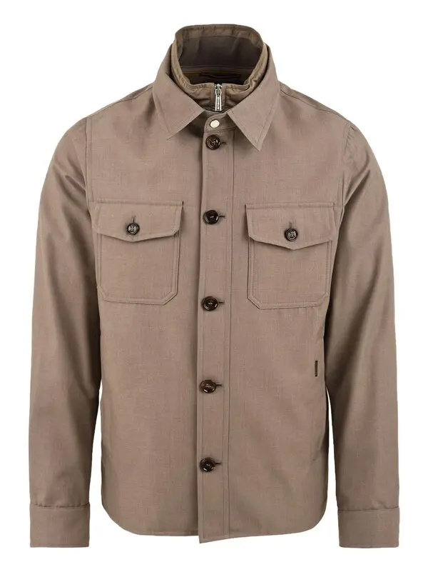 MOORER Technical Jacket - Sand