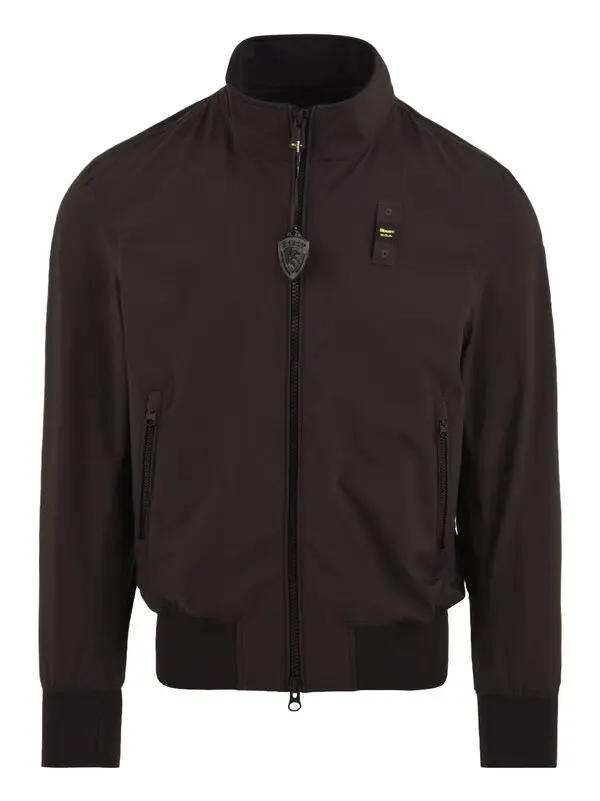 BLAUER. Zip Up Jacket - Nero