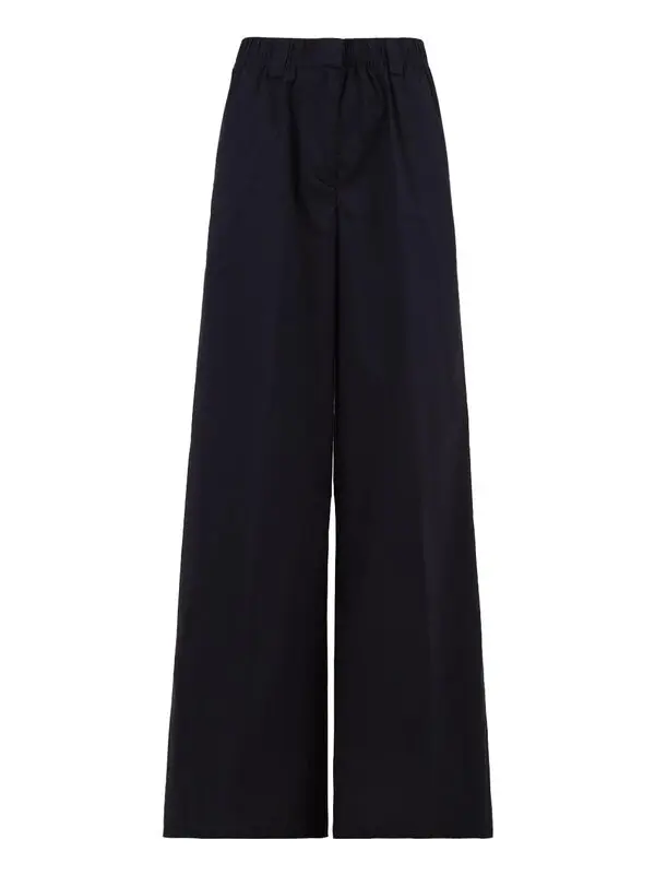 Aspesi Wide Leg Trousers - Navy