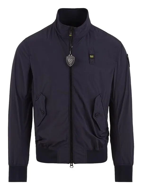 BLAUER. Zip-up Jacket - Blue