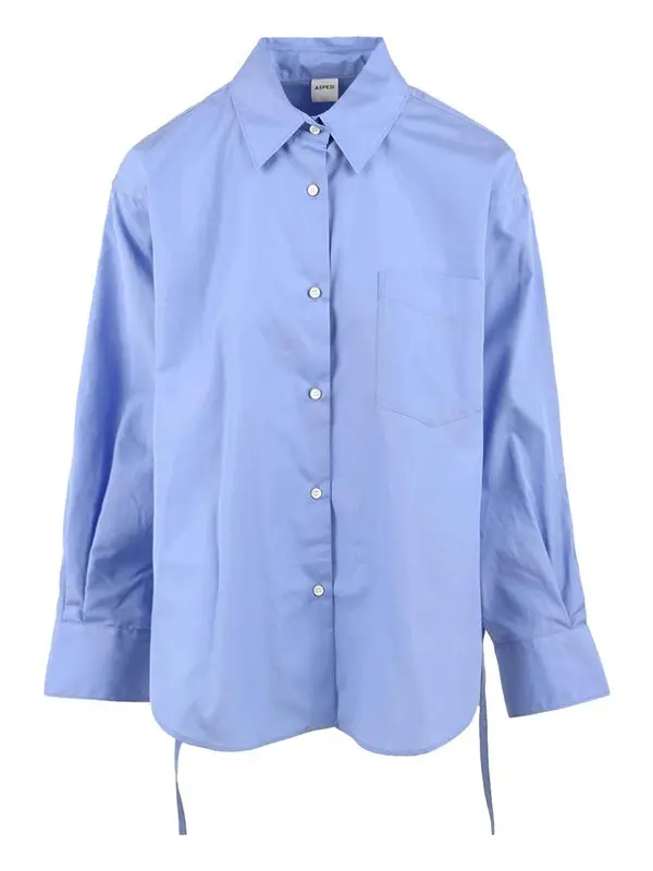 Aspesi Cotton Shirt - Clear Blue