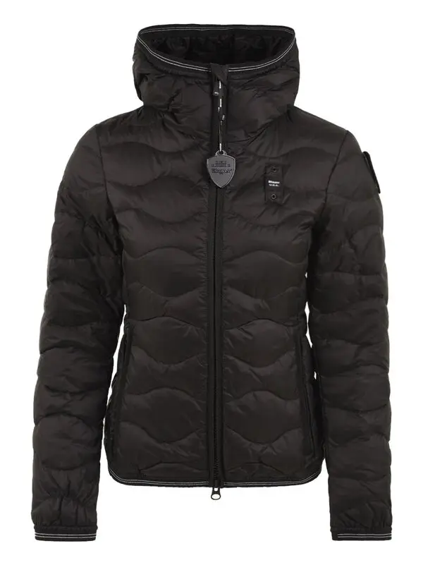 BLAUER. Quilted Down Jacket - Nero