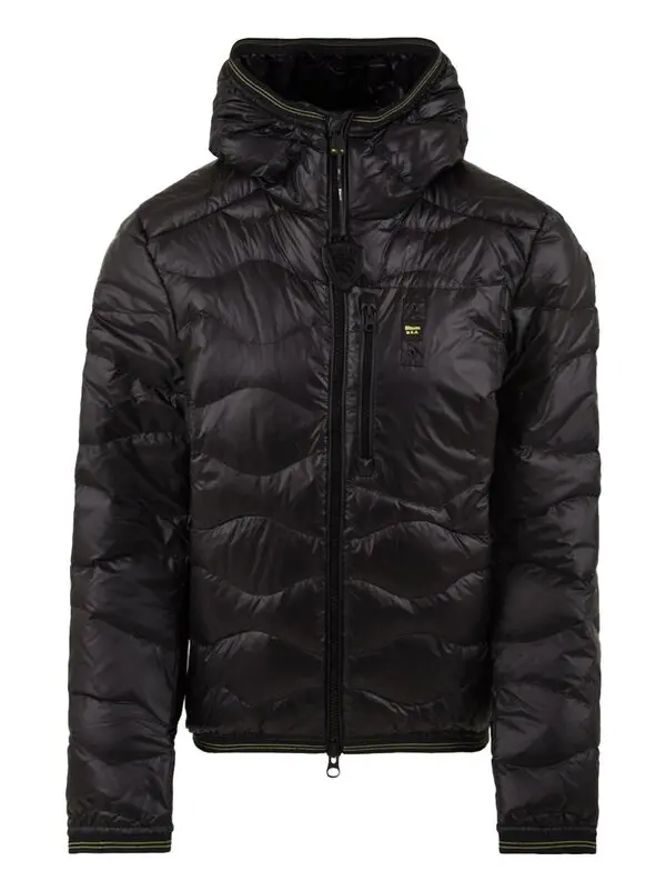BLAUER. Padded Down Jacket - Nero