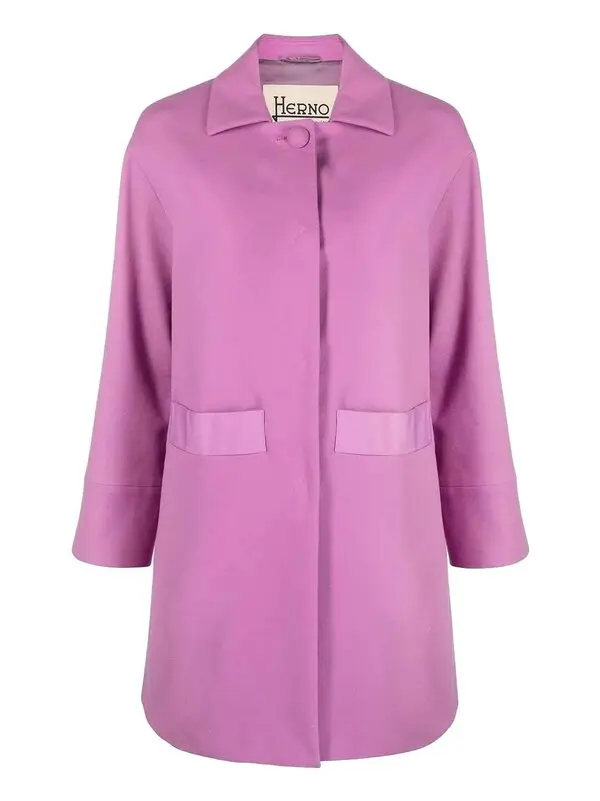 Herno Cotton Coat - Purple