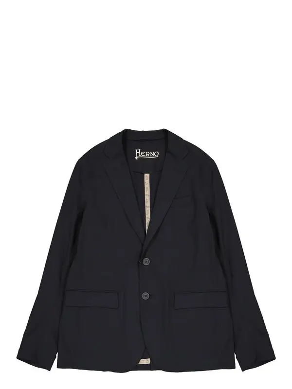 Herno Single Breasted Blazer - Black