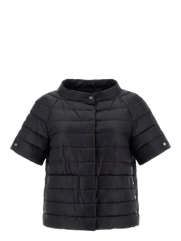Herno Short Sleeve Down Jacket - Black