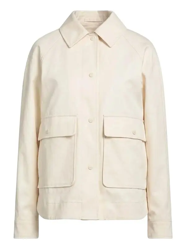 Herno Cotton Denim Jacket - White