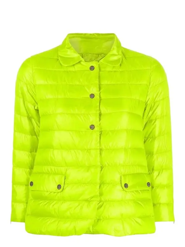 Herno Cropped Down Jacket - Green