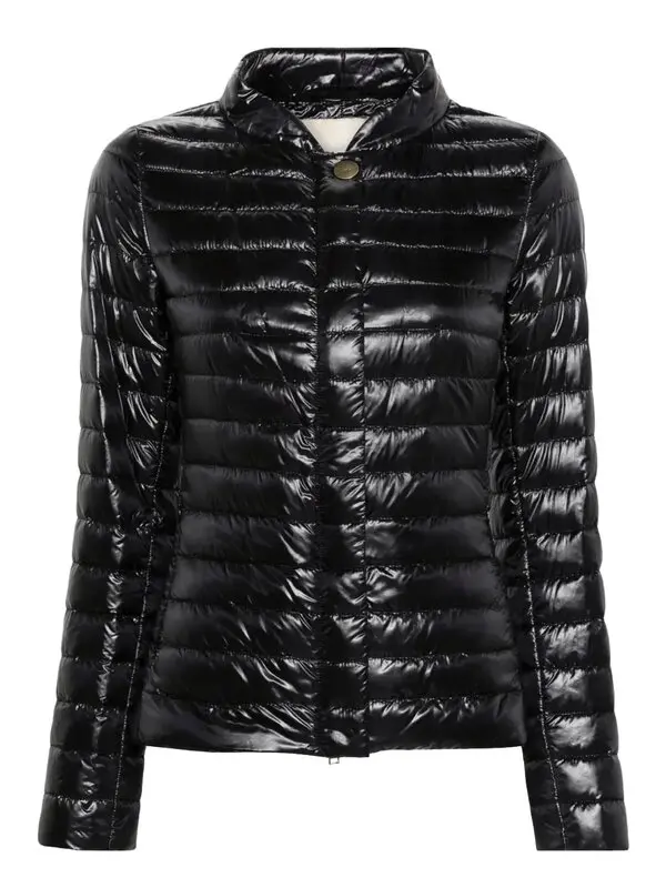 Herno Ultralight Down Jacket With Zip Fastening - Black