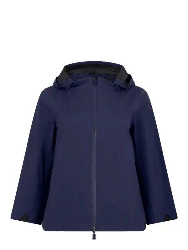 Herno Hooded Waterproof Zip-up Jacket - Blue