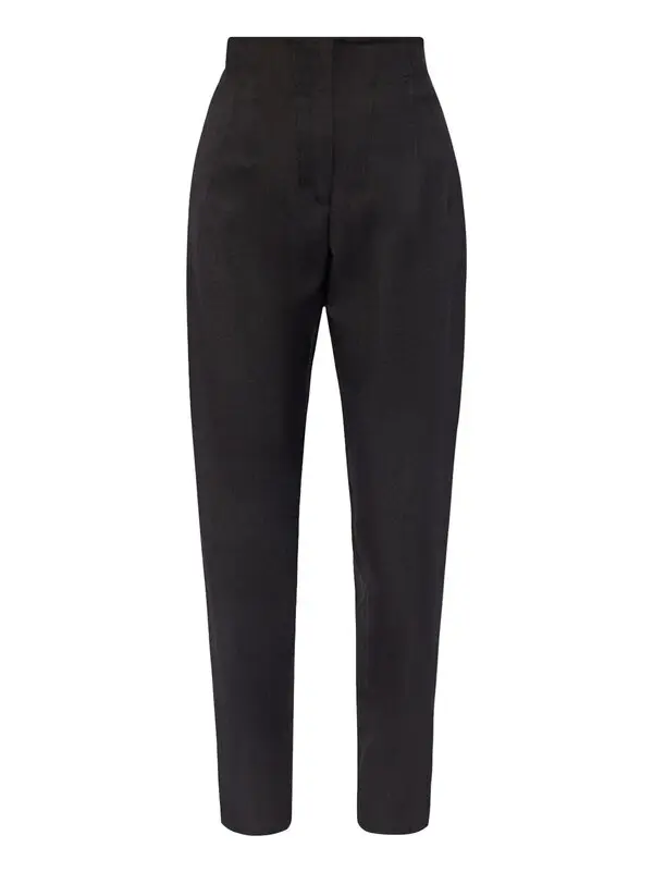 Alaïa Virgin Wool Trousers - Black