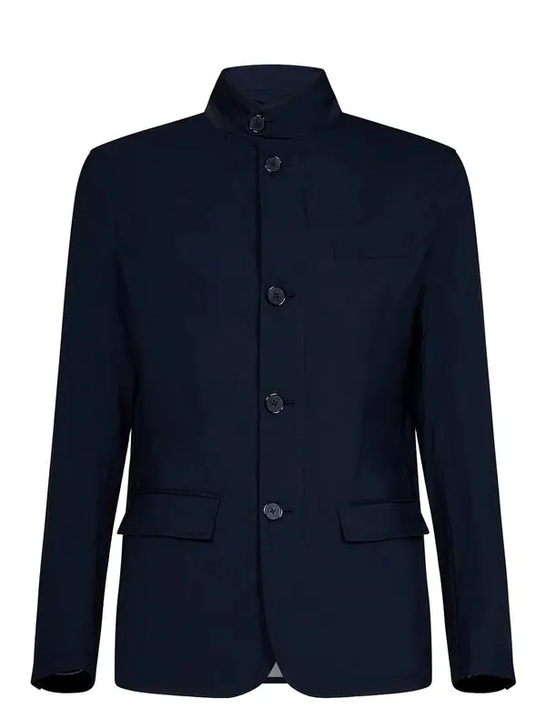 Herno Single Breasted Blazer - Blue