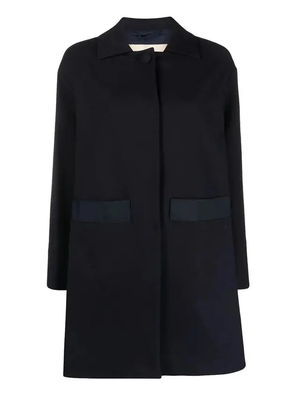Herno Audry Cotton Coat - Blue