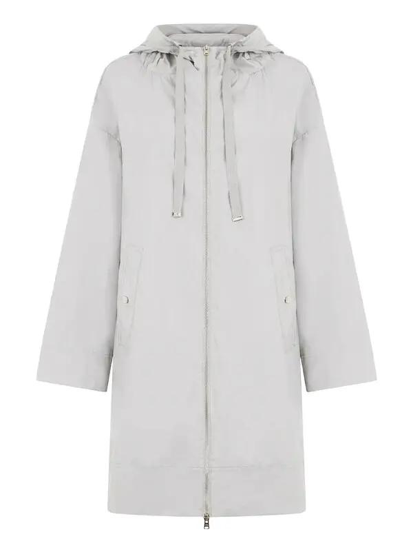 Herno Lightweight Parka Coat - Gray