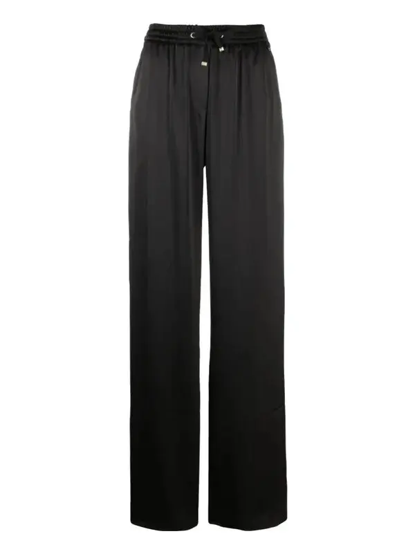 Herno High Waist Palazzo Pants - Black