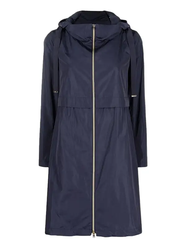 Herno Lightweight Parka Coat - Blue