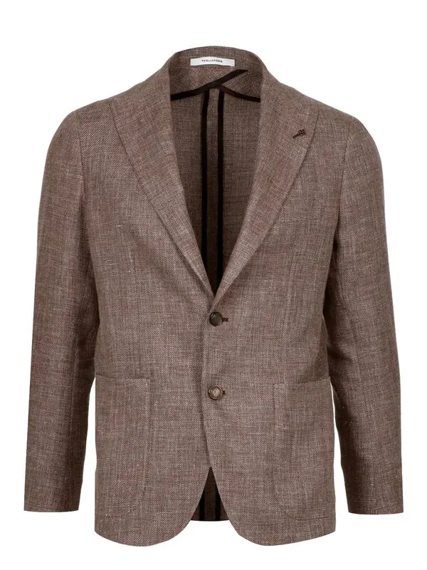 Tagliatore Single-breasted Blazer - Camel