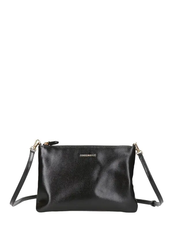 COCCINELLE Smooth Leather Shoulder Bag - Black