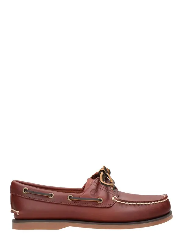 Timberland Premium Leather Boat Shoes - Marrone