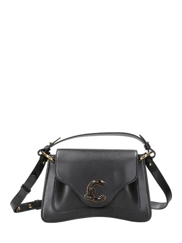 COCCINELLE Grained Leather Handheld Or Shoulder Bag - Nero