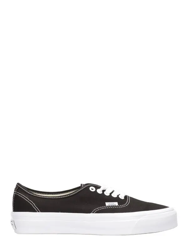 VANS Fabric Lace Up Round Toe Sneakers - Nero+bianco